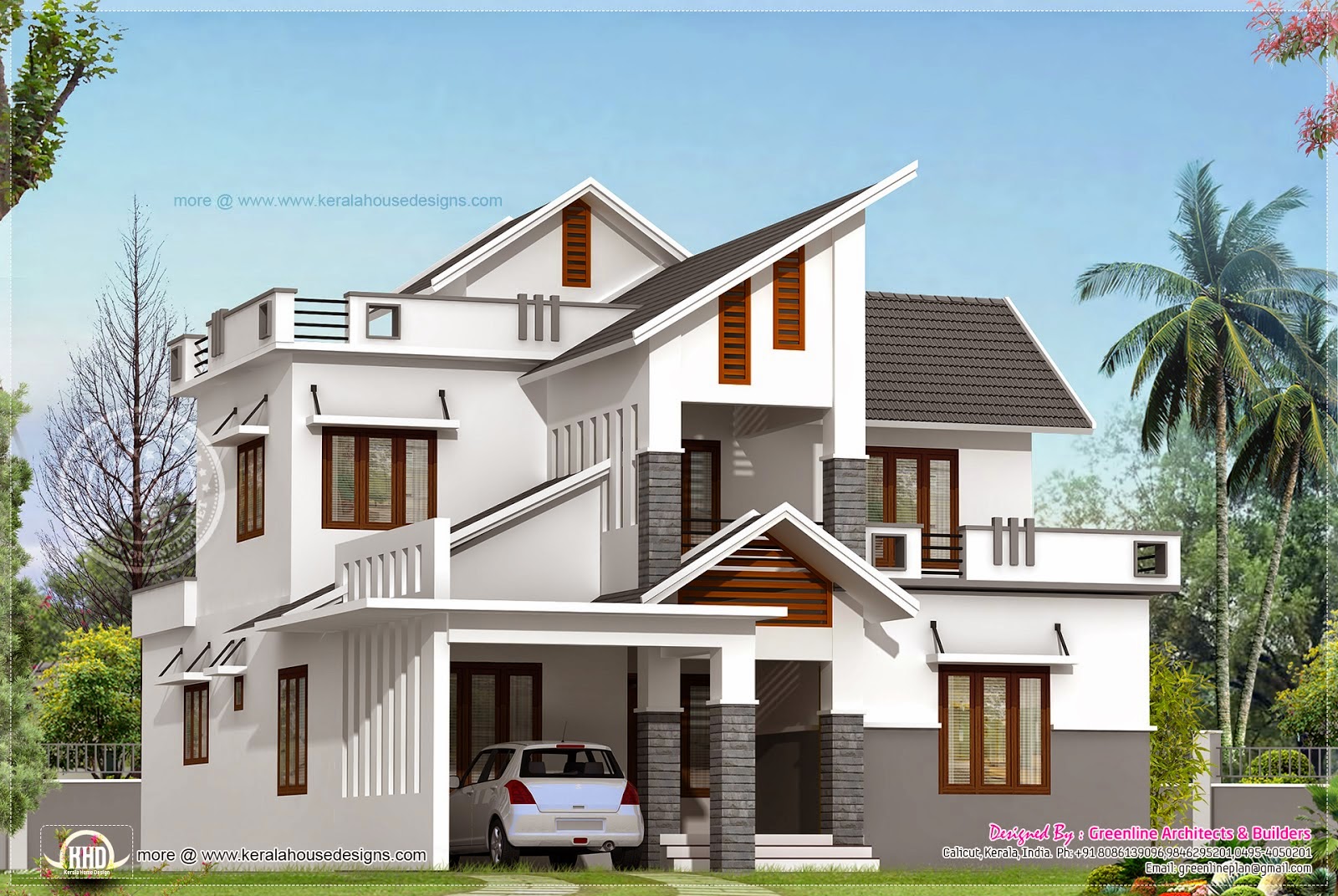 Modern Civil Work: modern house