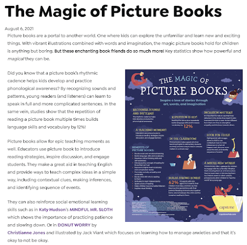 The Library Voice: The Magic Of Picture Books Infographic From Our ...