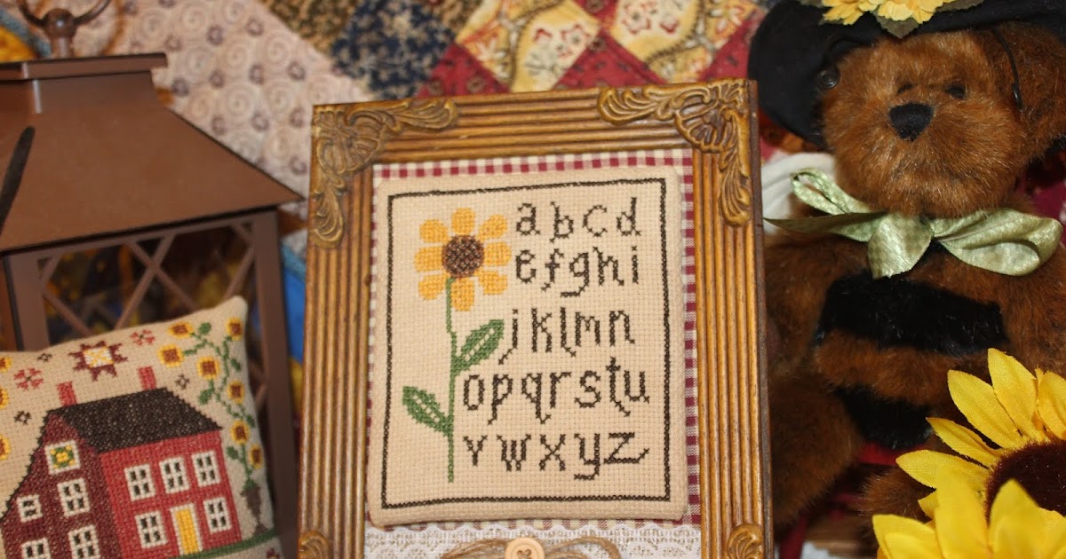 Pinker n Punkin Quilting & Stitching: Sunflower Sampler
