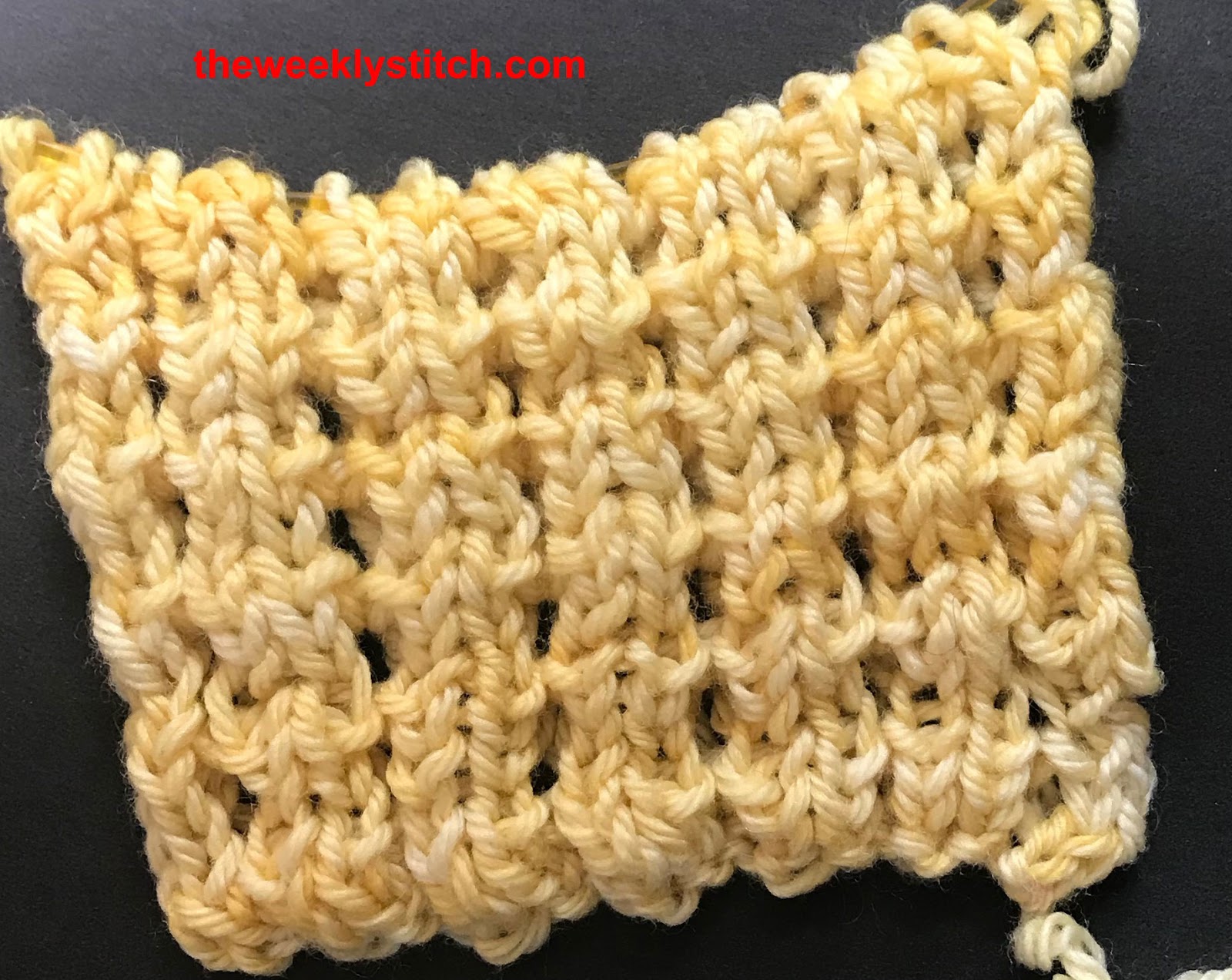 Chain Stitch Rib Knitting | The Weekly Stitch