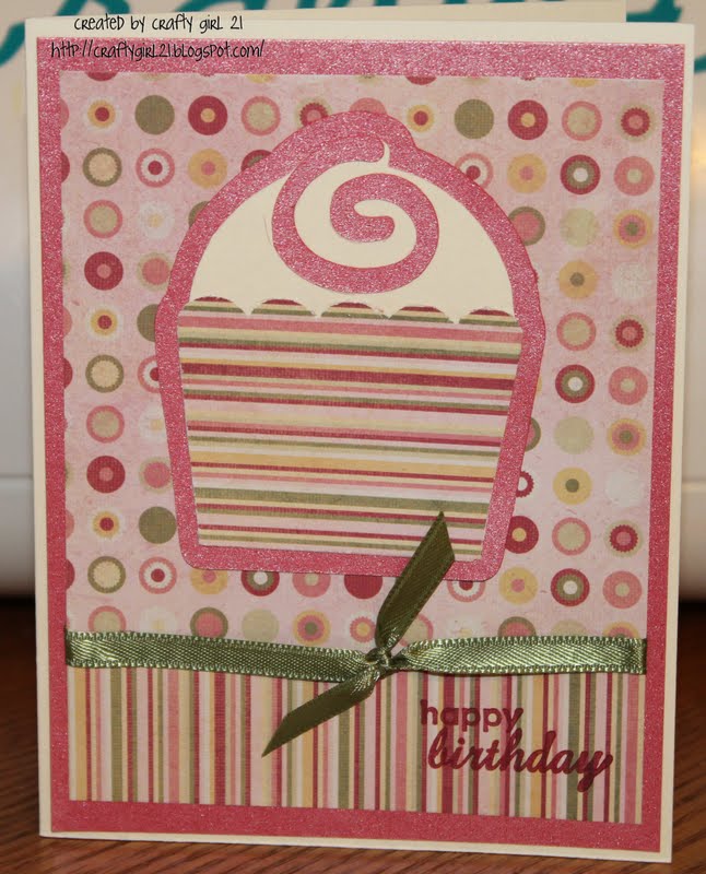Crafty Girl 21!: Card Swap birthday cards