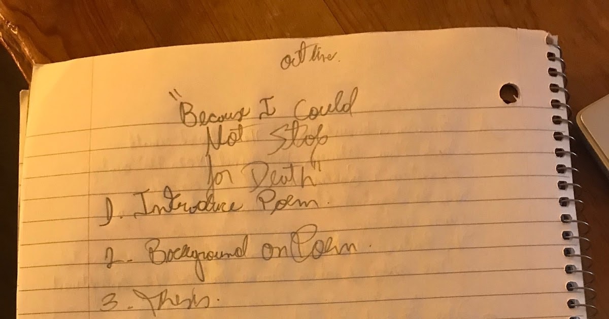 Poetry Explication Paper: Invention Technique and Rough Draft