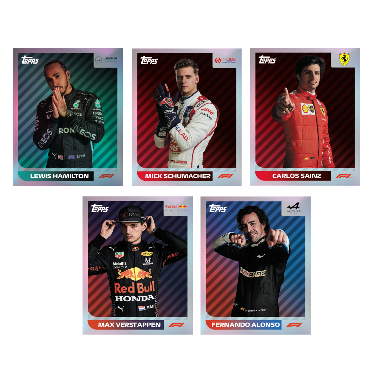 Colección Cromos Formula 1 F1 2021 Datos, Fotos Topps Stickers ~ ONE ...
