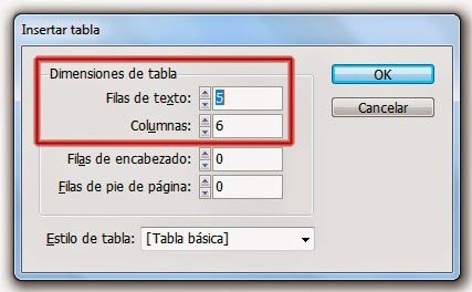 Aprender Indesign: Tablas en Indesign - Parte I