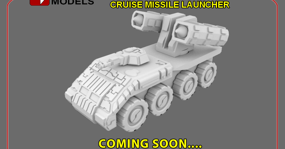 10mm Wargaming: Cruise Missile Launcher from DRS Models