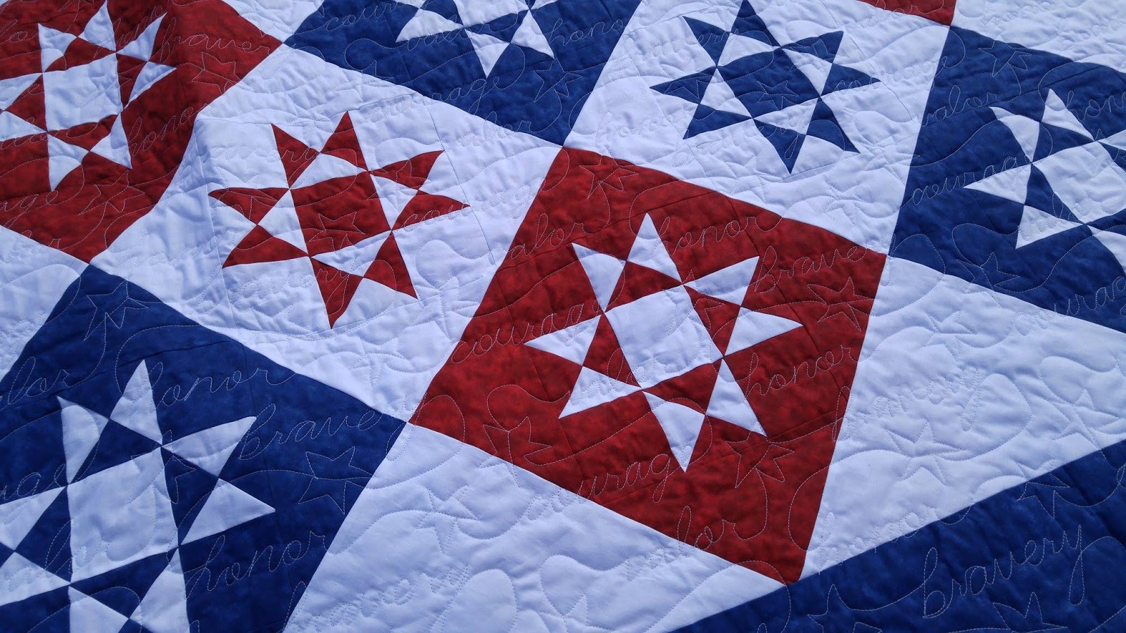 Slice of Pi Quilts: Honor, Courage, Bravery, Valor