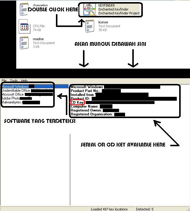 SARANA26: CARA MELIHAT SERIAL NUMBER/CD KEY WINDOWS