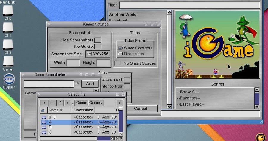 Indie Retro News: iGame v2 - A well known Amiga game launcher gets a ...