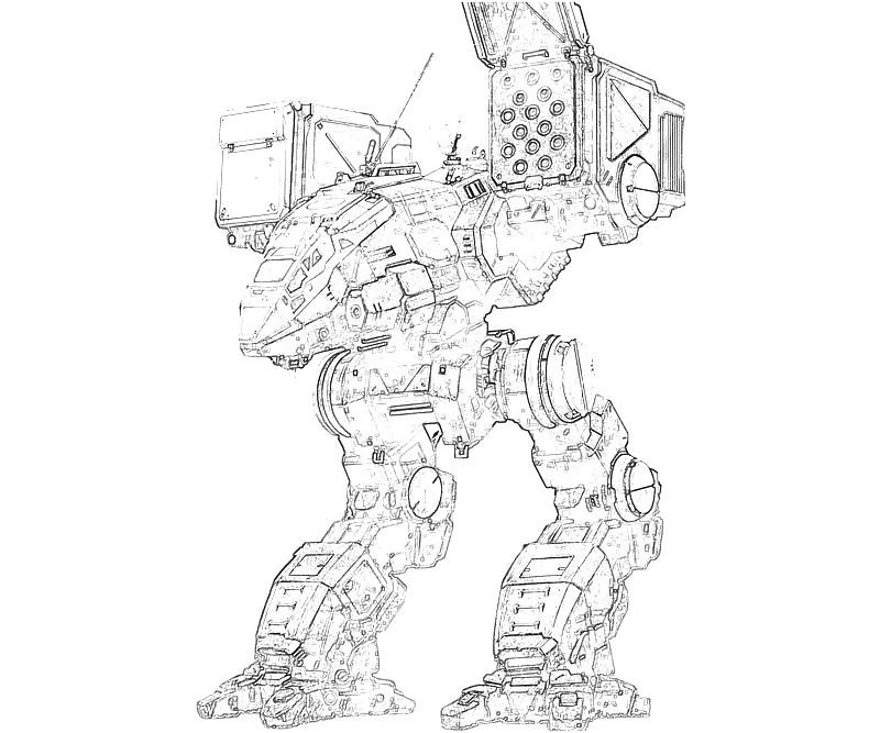 Battletech Pages Coloring Pages