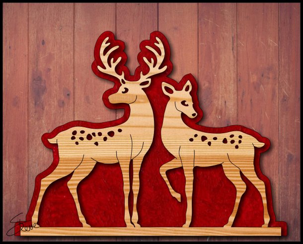 Scrollsaw Workshop: Reindeer Scroll Saw Patttern