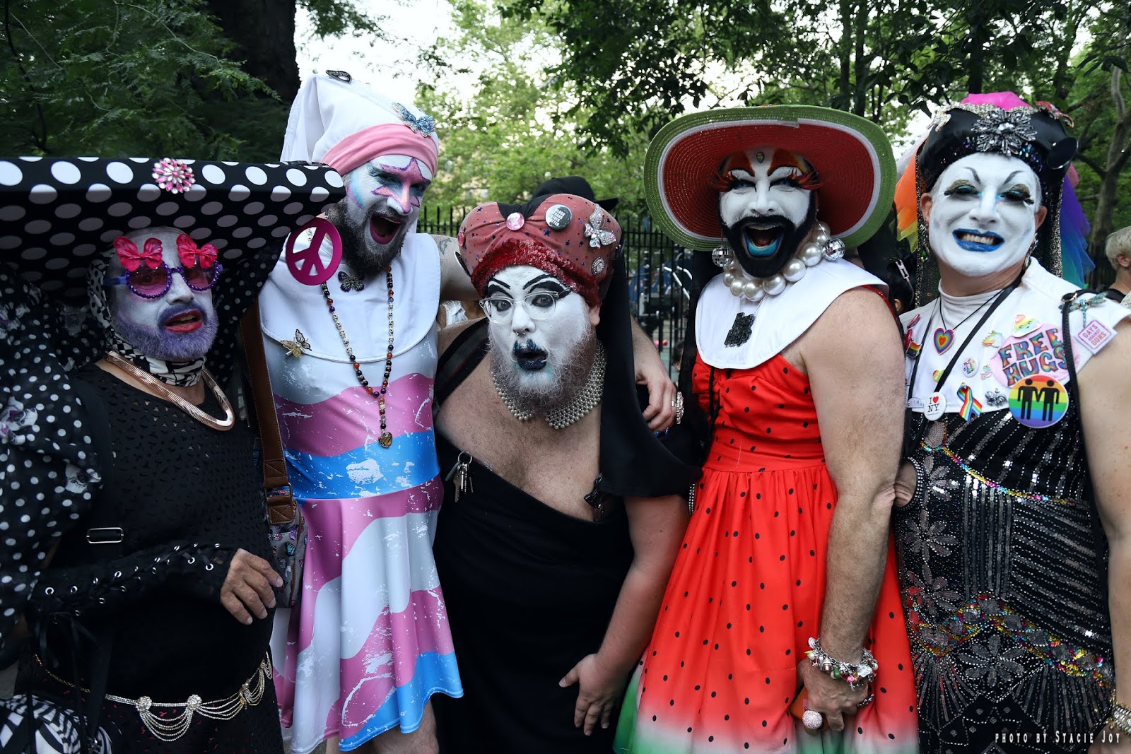EV Grieve: Love and Pride: At the start of the Drag March in Tompkins ...