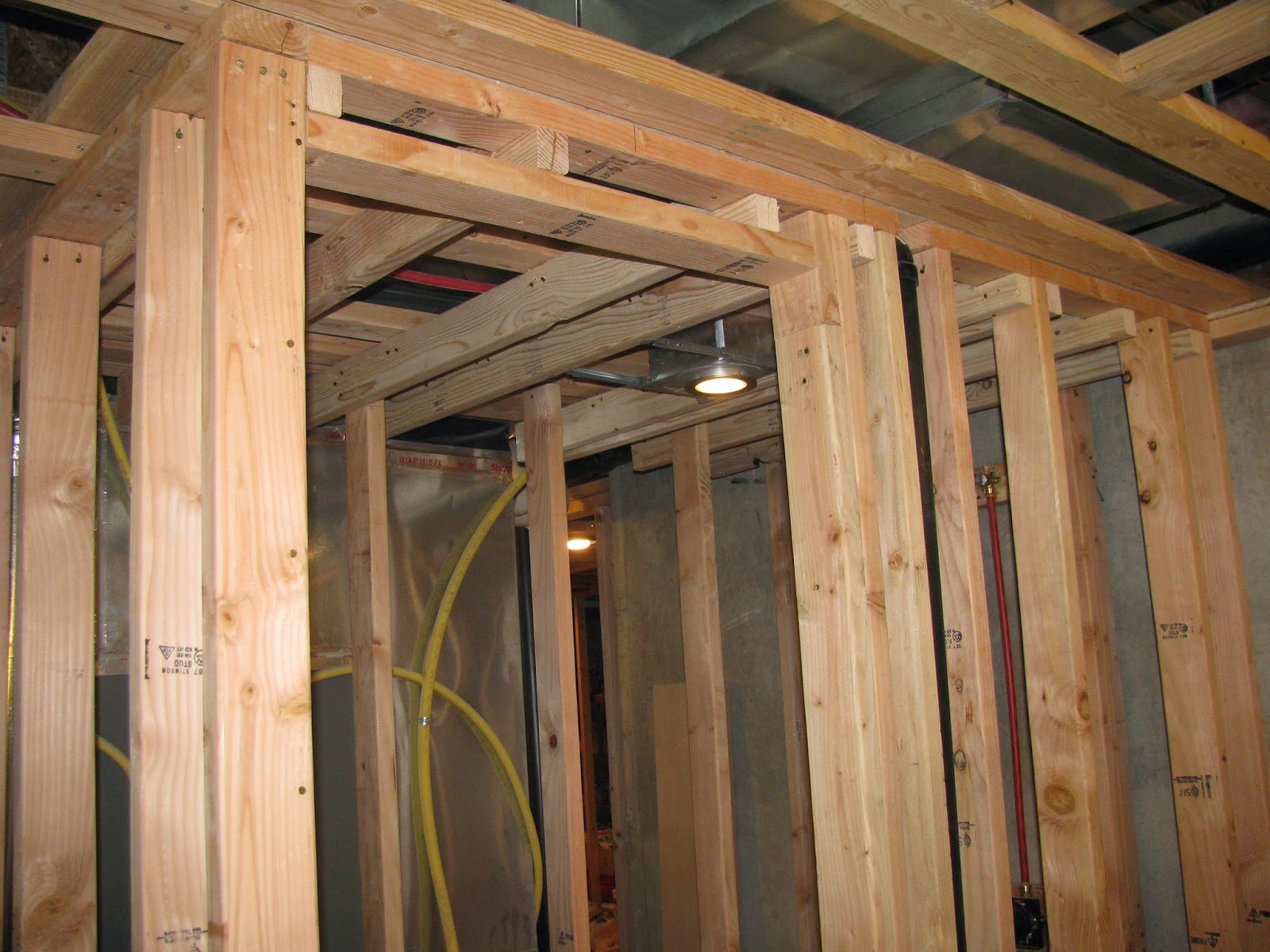 Basement project: Finished with framing, electrical, plumbing, and HVAC!