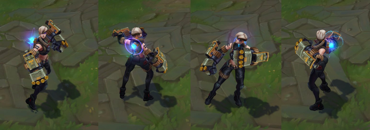 It's just me or the obnoxious yellow Hextech Gauntlet color scheme ...