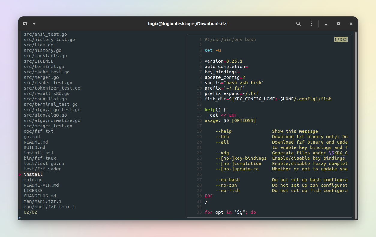 A Quick Introduction To fzf (Interactive Command-Line Fuzzy Finder) - Linux Uprising Blog