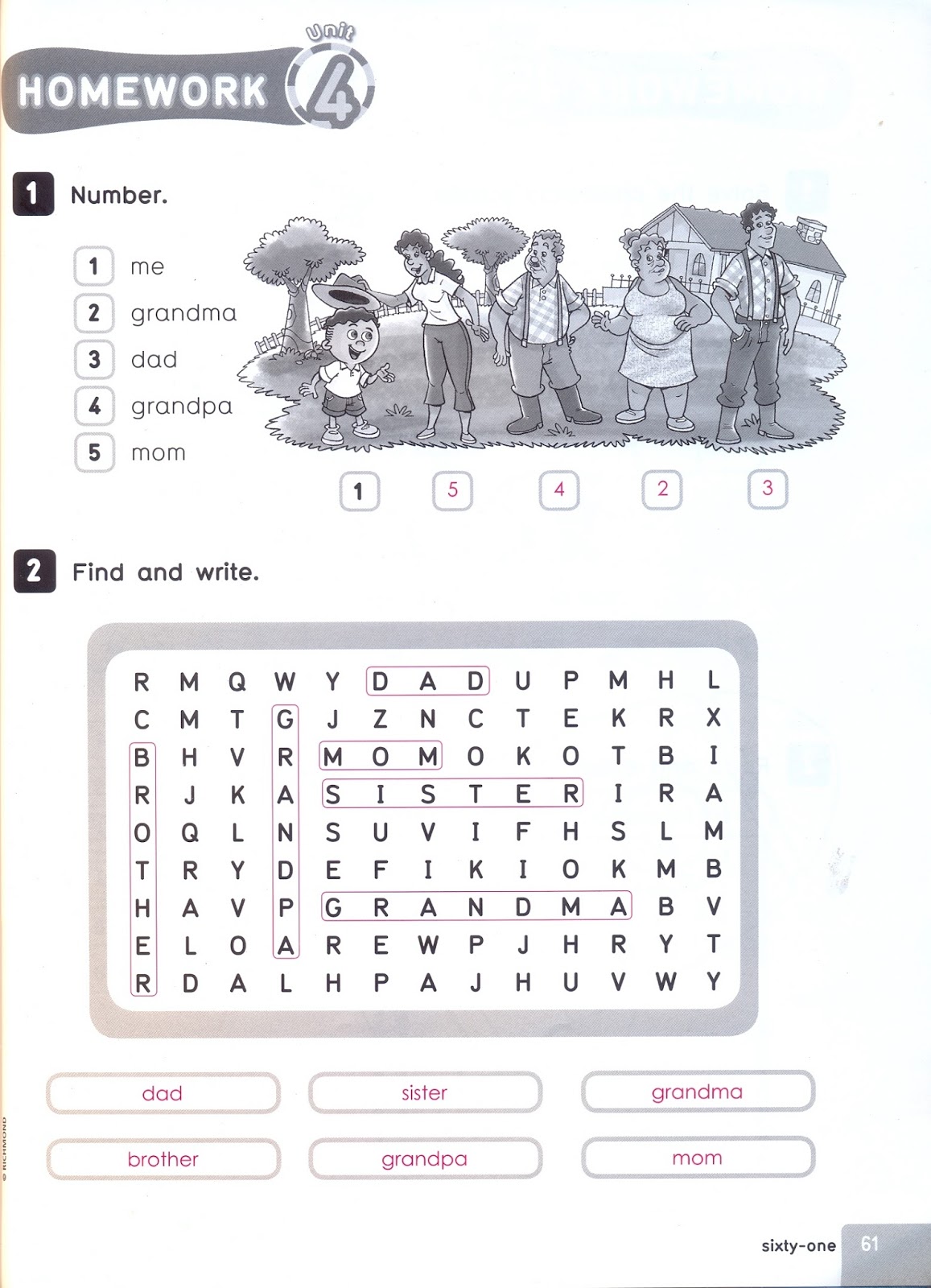 English Class: HOMEWORKS