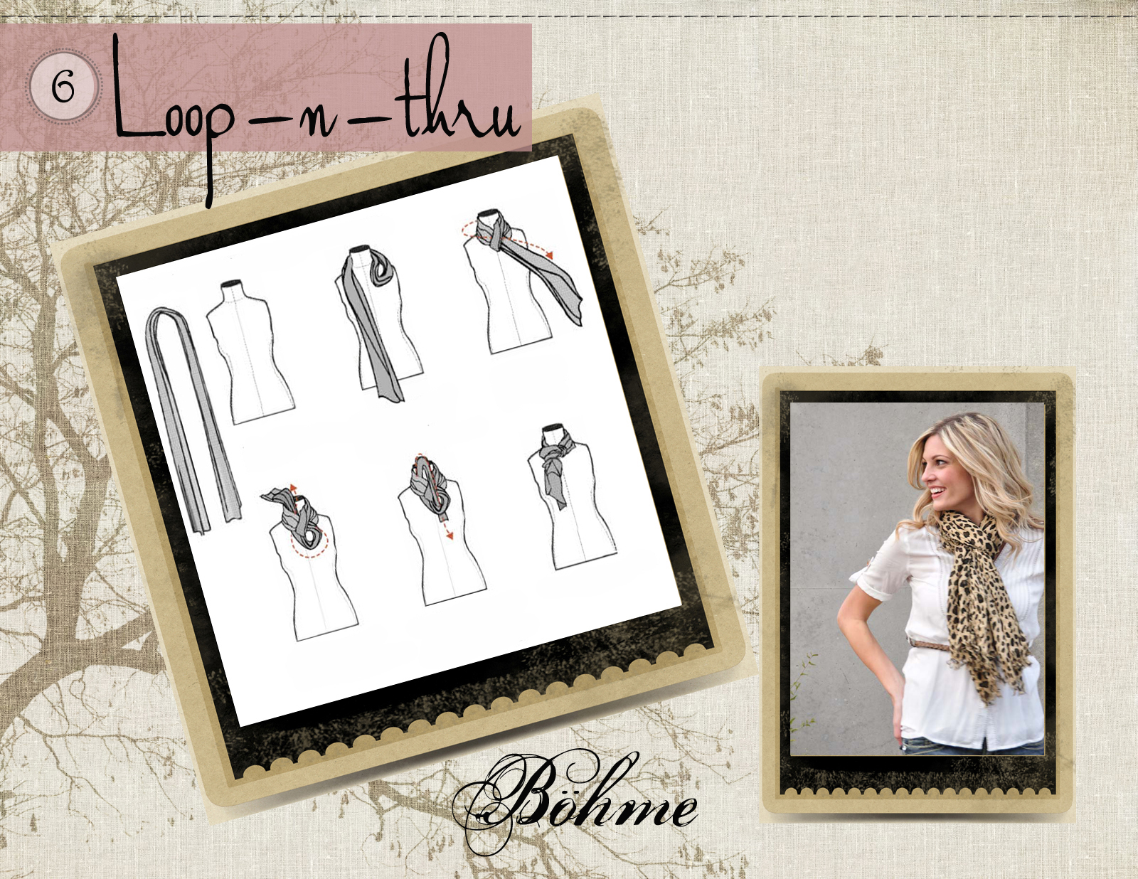 Bohme Style: Creative ways to tie a scarf