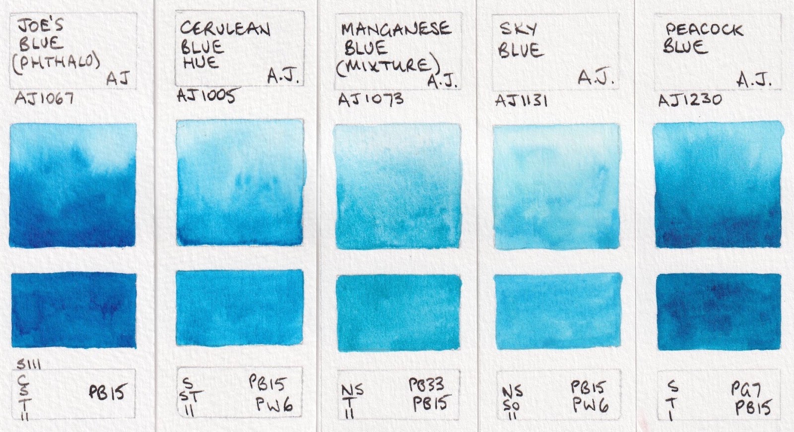 Jane Blundell Artist: American Journey Watercolours full range