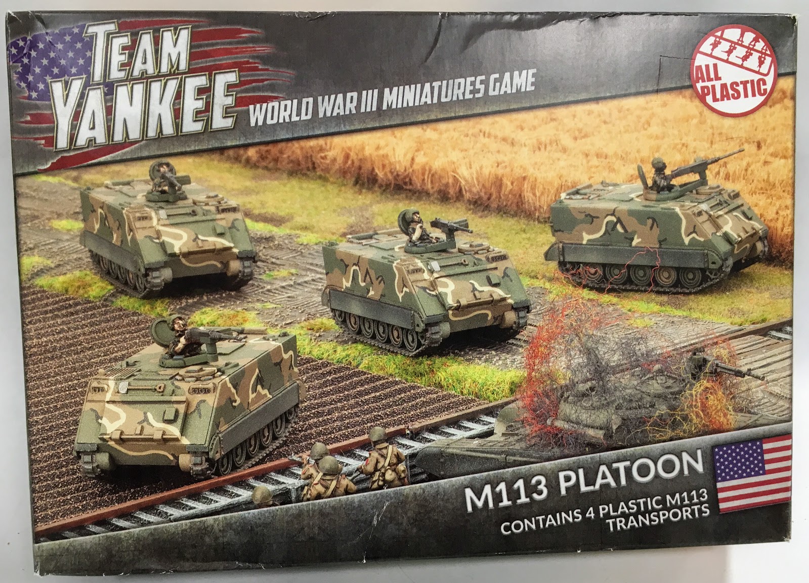 Wargames and Railroads: Team Yankee M113/M106 APC WIP - In the Box