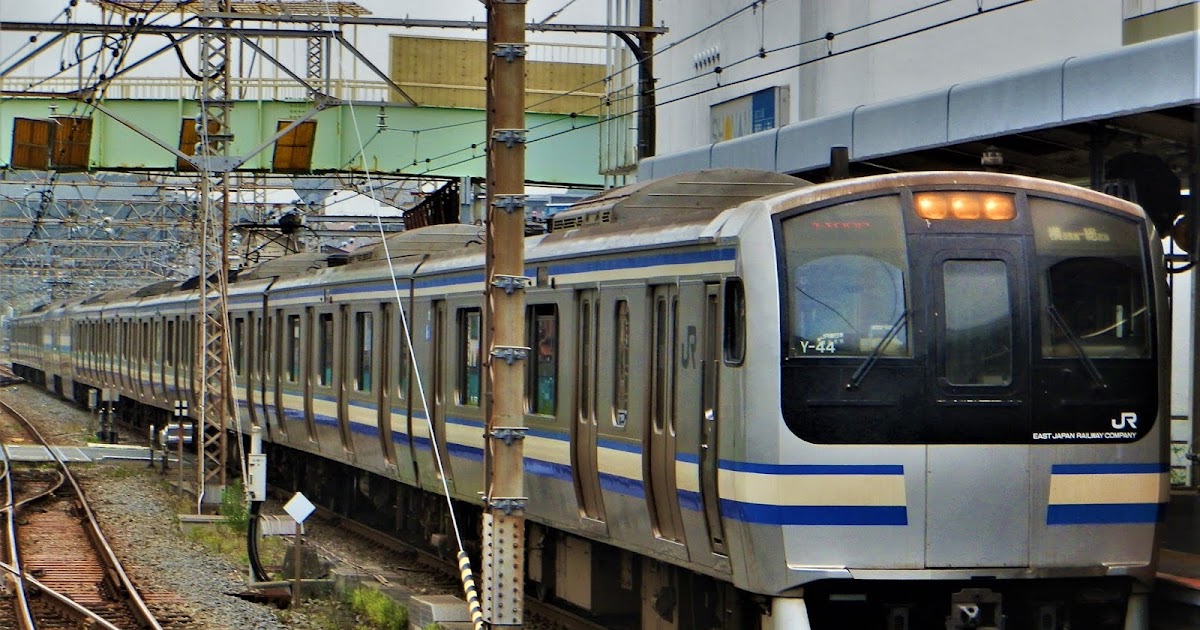 小田急沿線住み鉄道ファン日記: 【E217系初の除籍】東日本旅客鉄道E217系横クラY-44編成が長野総合車両センターへ配給輸送される