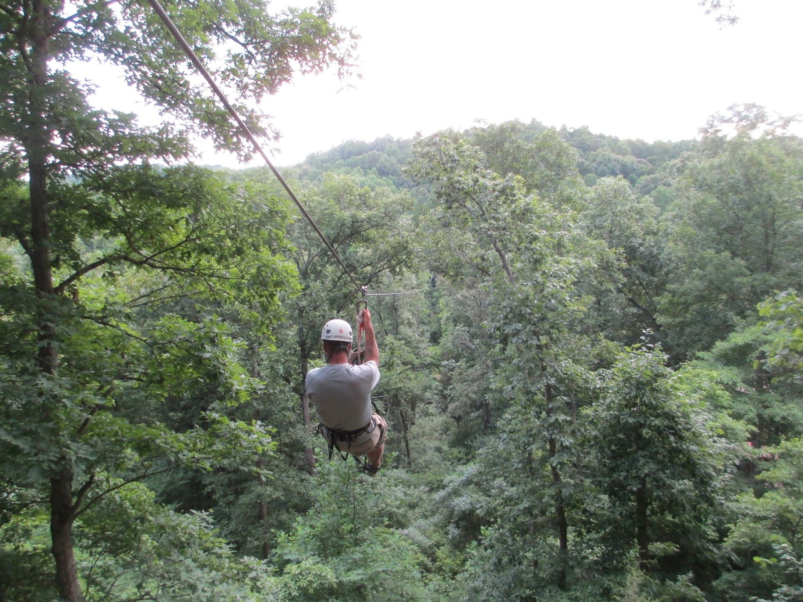 Ziplining Across the USA: Saturday June 29 Mammoth Cave Adventures Zipline