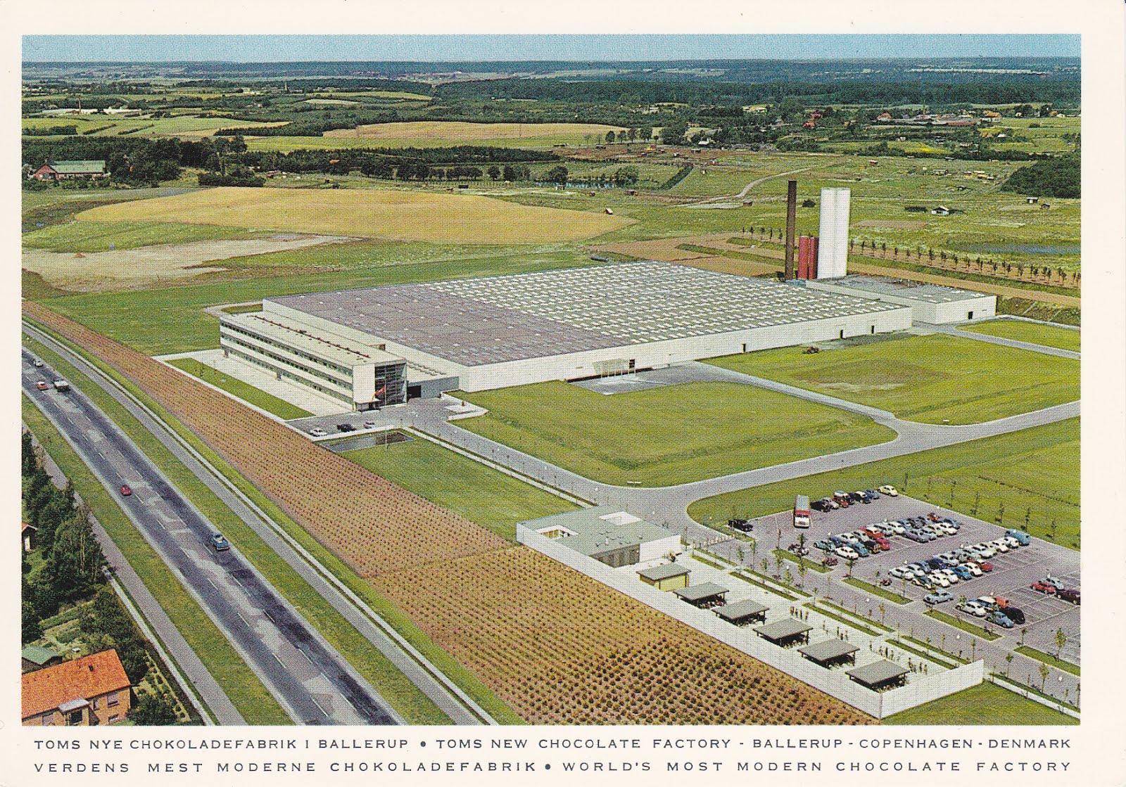 POSTALES INVENTADAS: 799. Toms New Chocolate factory Ballerup ...