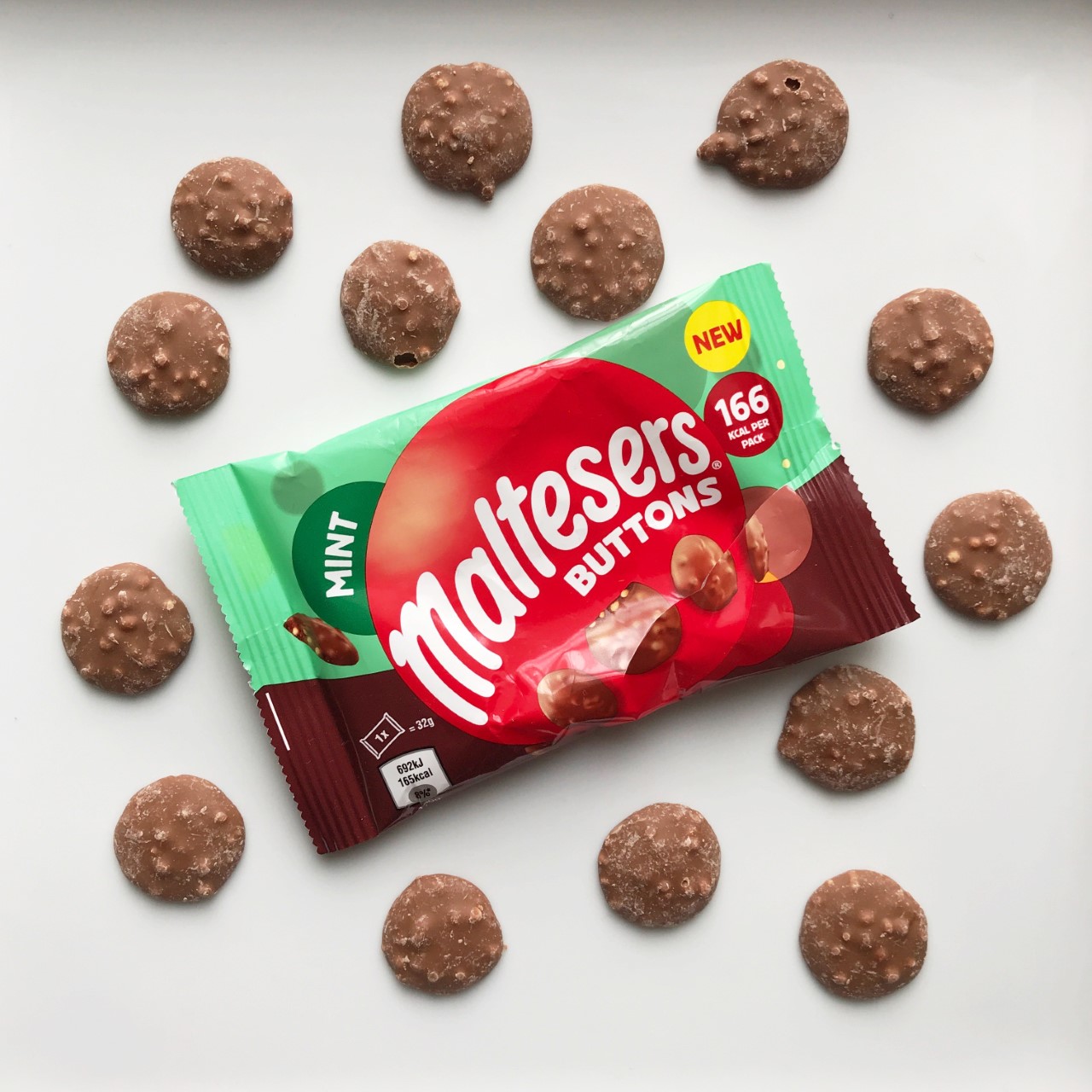 Mint Maltesers Buttons Review