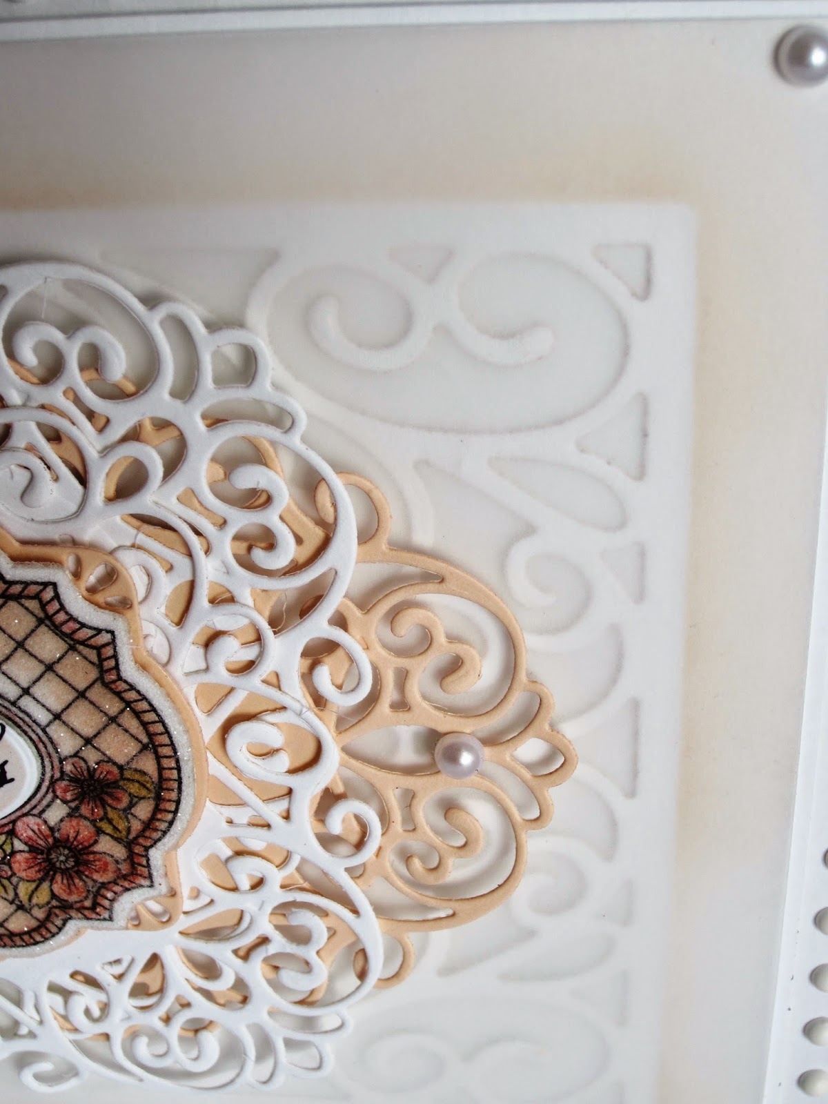 PartiCraft (Participate In Craft): Pretty Peach Filigree