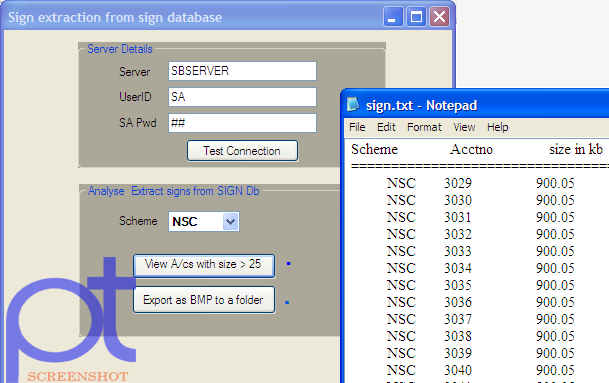 Signature Verification and downsize Tool Revised