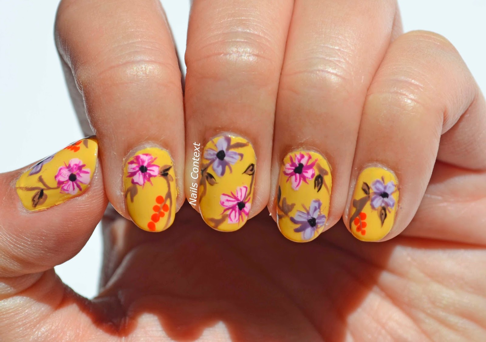 Nails Context: Live life in full bloom