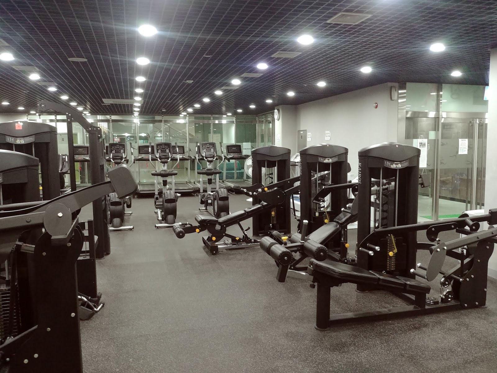 a fitness center in Korea
