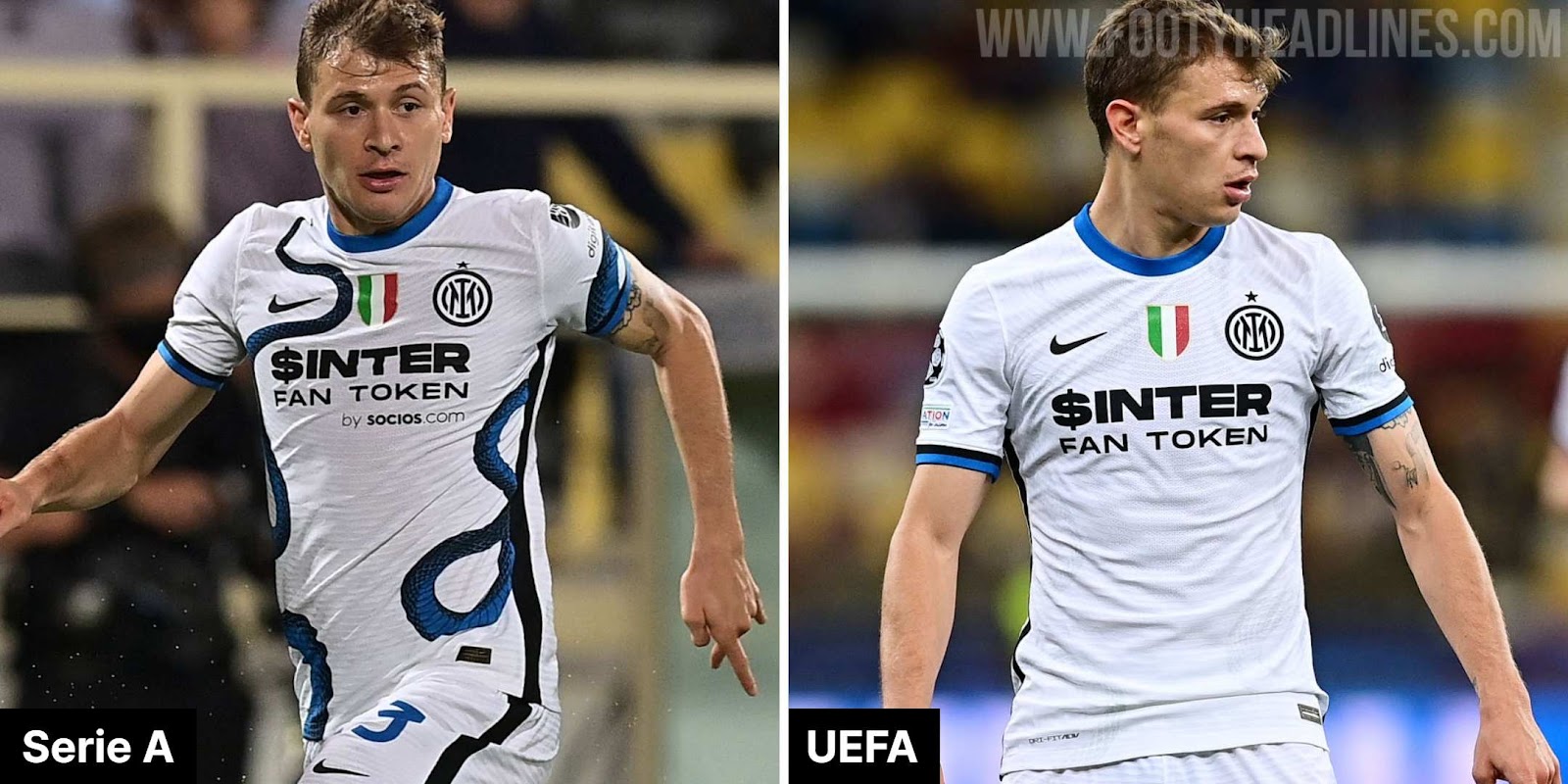 Inter Milan Forced To Change Snake For Champions League - Footy Headlines