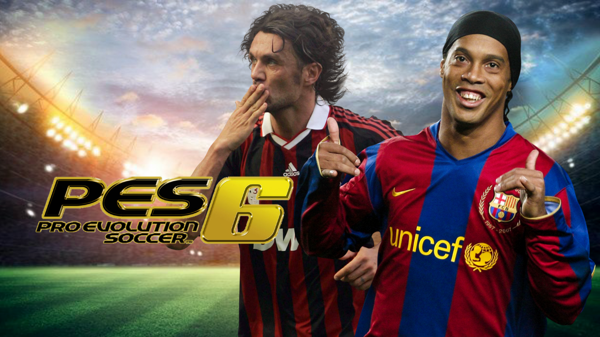 PES 2006 CON JUGADORES LEYENDAS