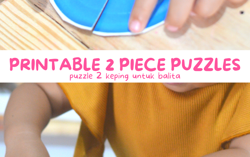 DIY 2 Piece Puzzles (puzzle 2 keping buatan sendiri)