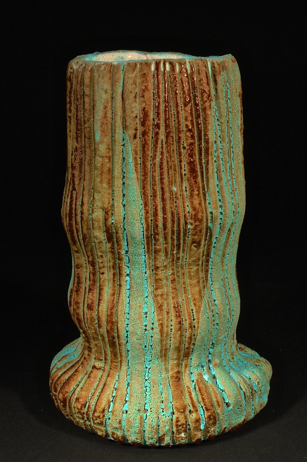 Rob Sieminski Ceramics: Fluted Vase