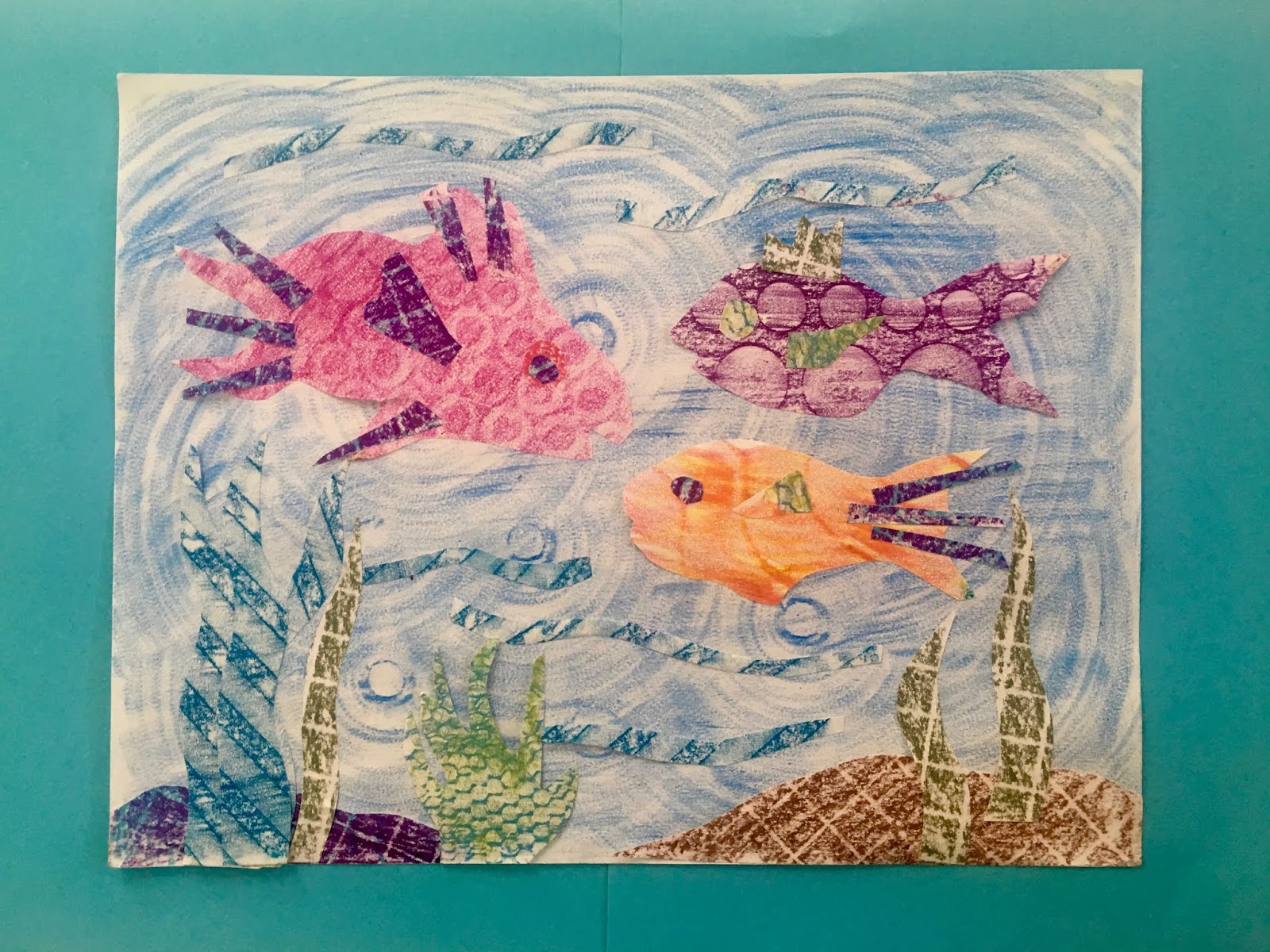 Art for Teachers of Children 130 & 131: Frottage Examples