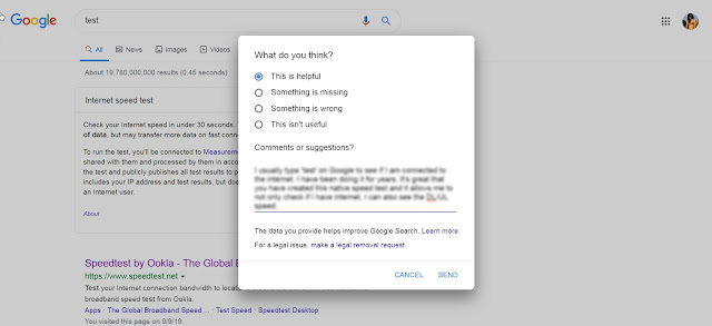Jen Never Blogs: Testing 123: Native Speed Test by Google and MLab