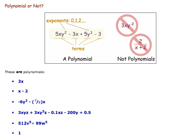 2013 S3-05 Maths Blog: POLYNOMIAL - INTRODUCTION