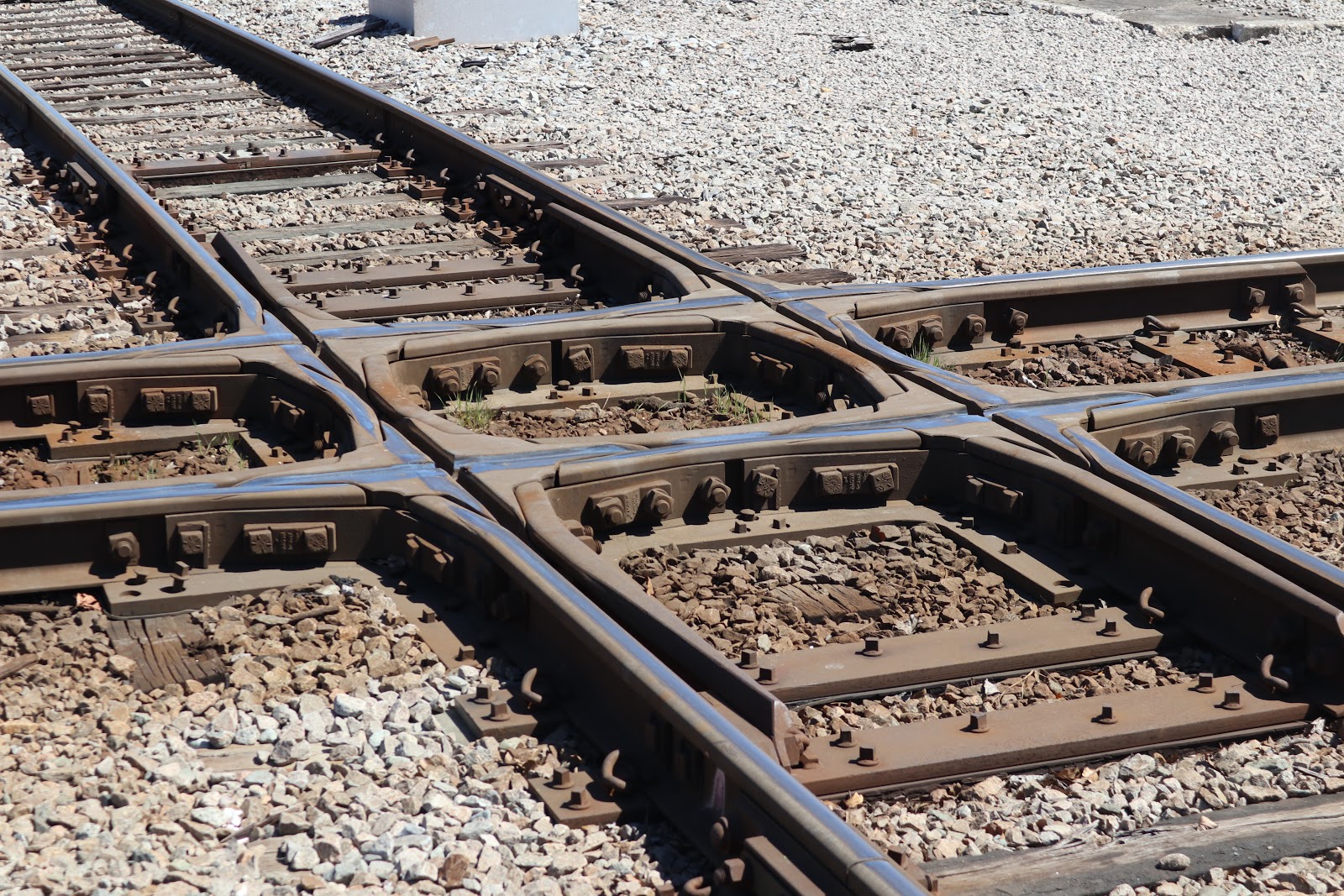 The Model Railroader's Notebook: Trackwork Close Up - Diamond Crossing ...