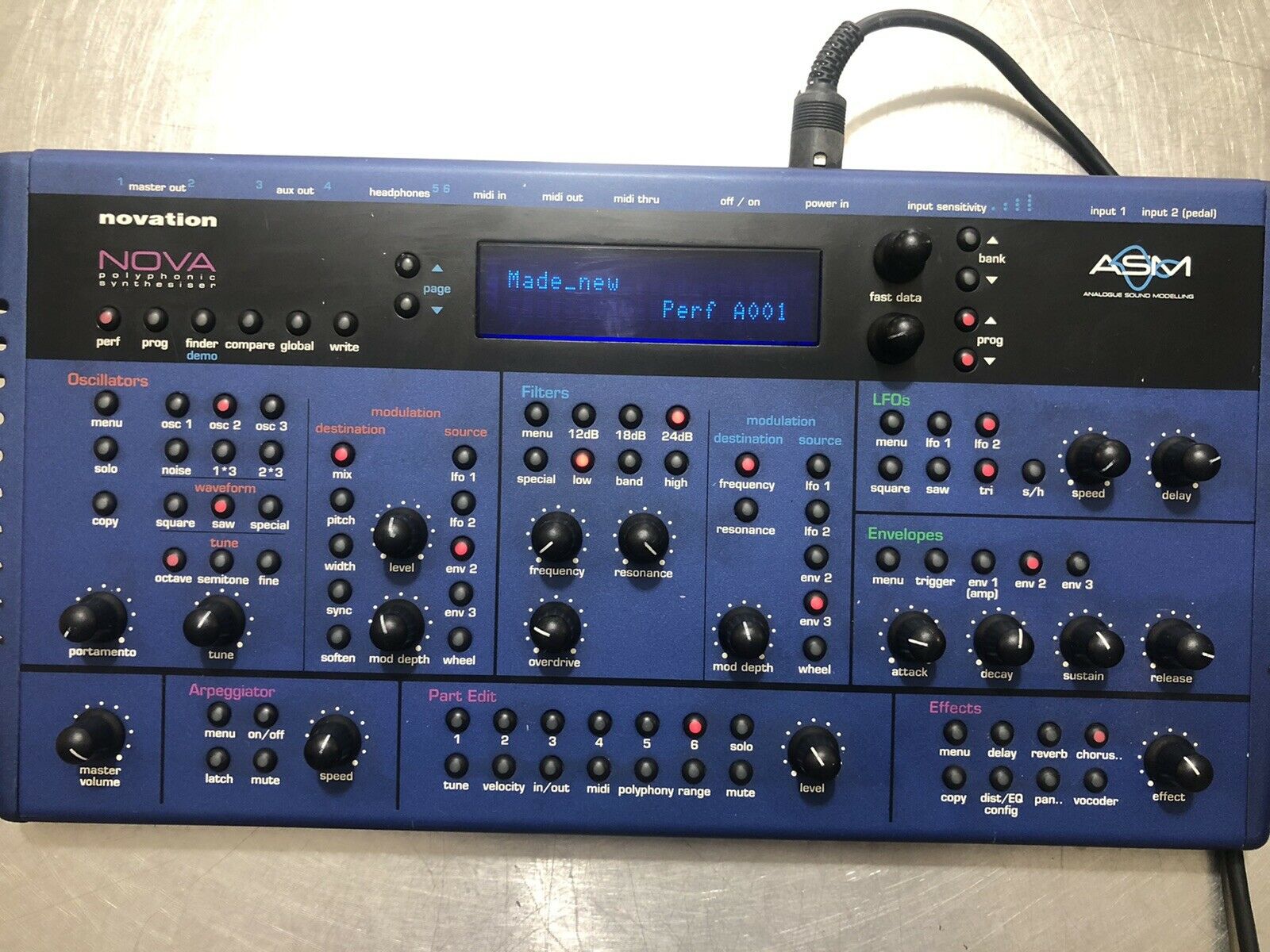 MATRIXSYNTH: Novation Nova Desktop Synth