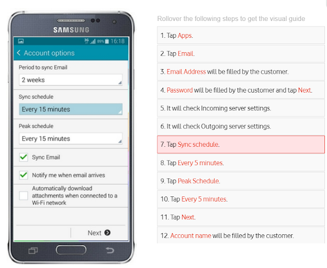 How to Configure Email, Microsoft Exchange Email on Samsung Galaxy ...