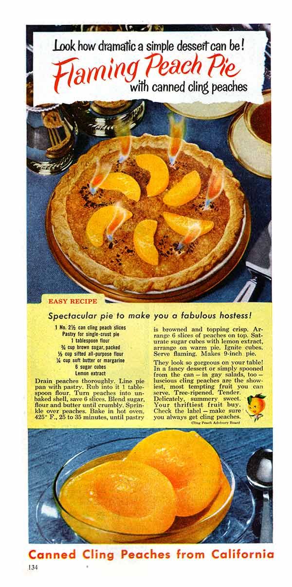 Flaming Peach Pie #6thAnnualPieathalon #EatPie