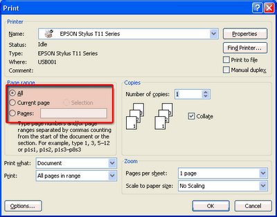 Boy: Cara mencetak / print halaman tertentu di Ms Word