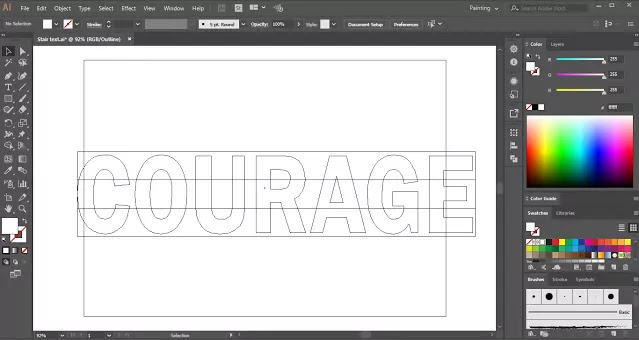 Stair Text Effect in Adobe Illustrator - Adobe Tutorial