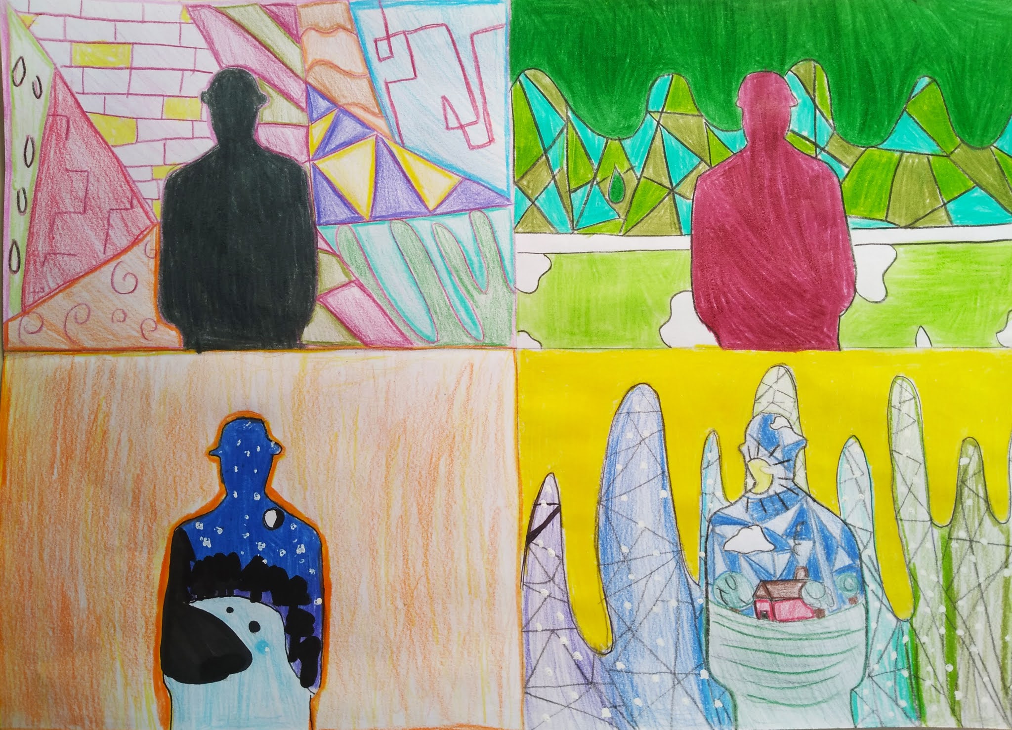 Profesora Mónica Villalba: 1º Fondo - Figura Simple - Complejo