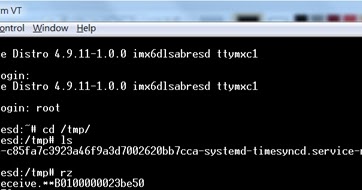 學習日誌: 使用zmodem 傳輸檔案