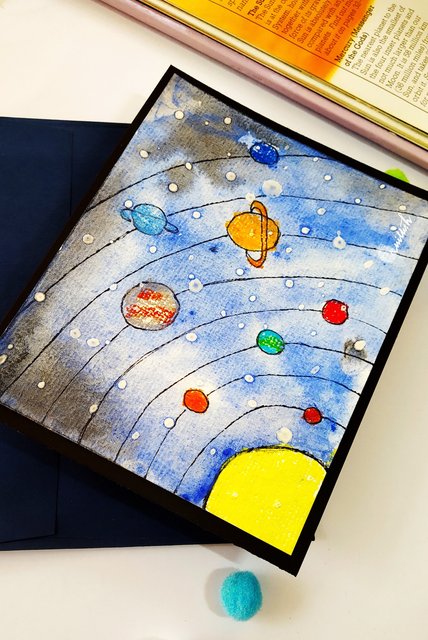World Space week Blog Hop + Video tutorial