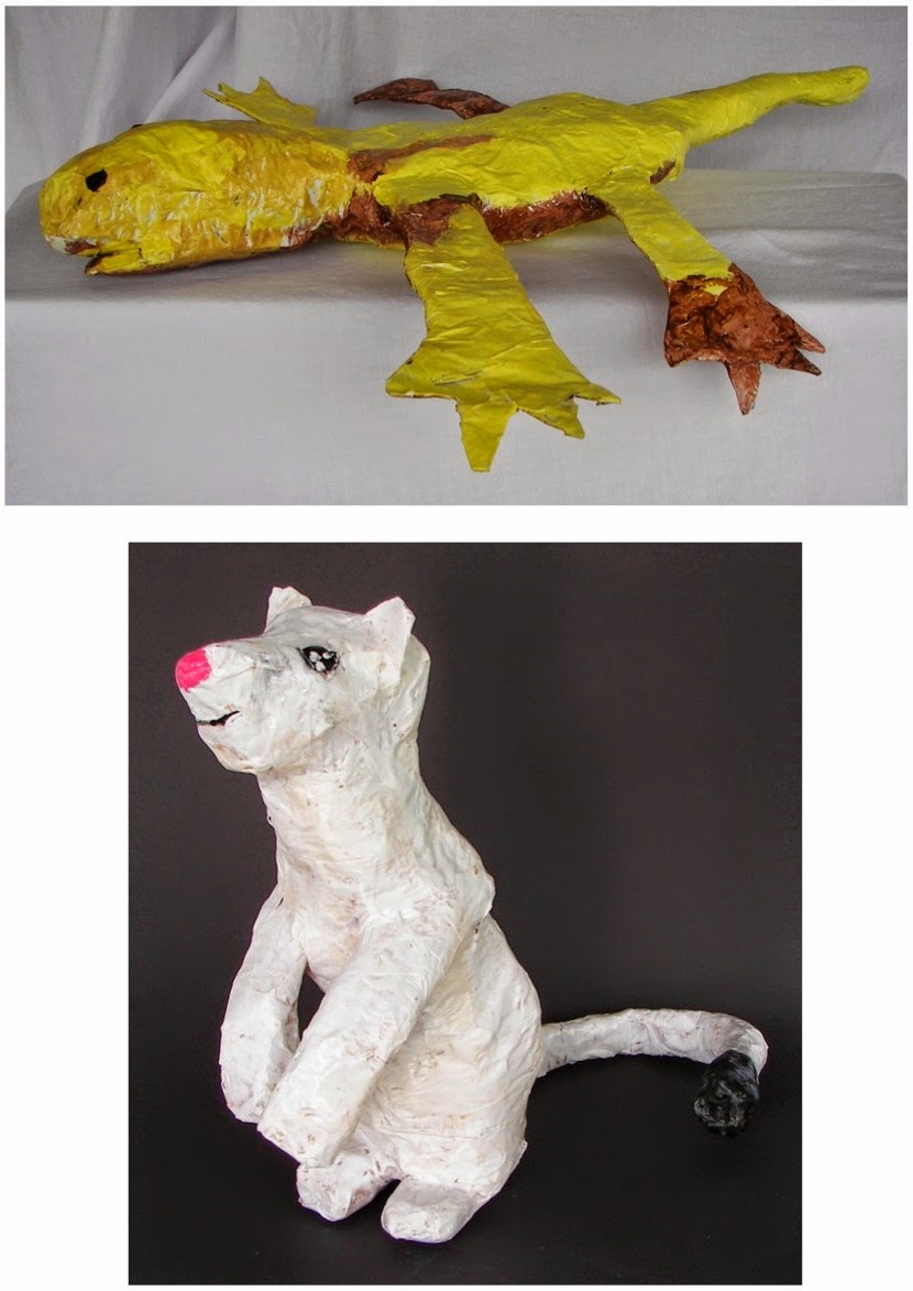 The Rolling Artroom: Paper Mache Animals (4th-6th Grade)