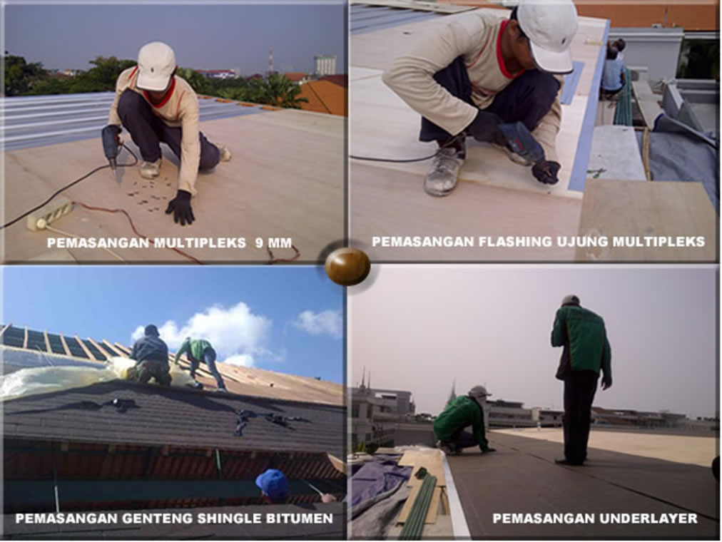 JASA PASANG - ROOFING SPECIALIST ATAP FLAT BITUMEN