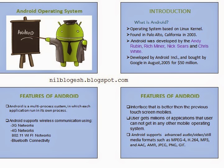Useful Blog 'उपयोगी ब्लग': ANDROID OPERATING SYSTEM