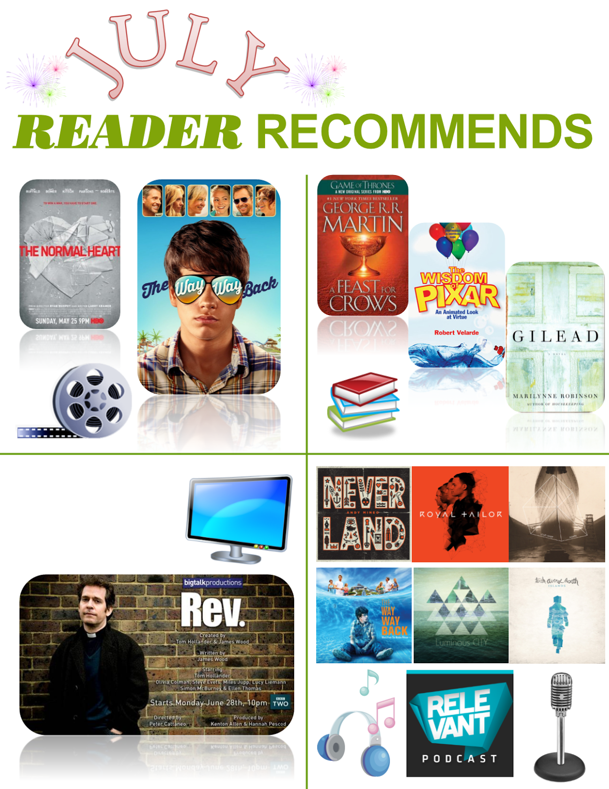 The Reader: July Reader Recommends